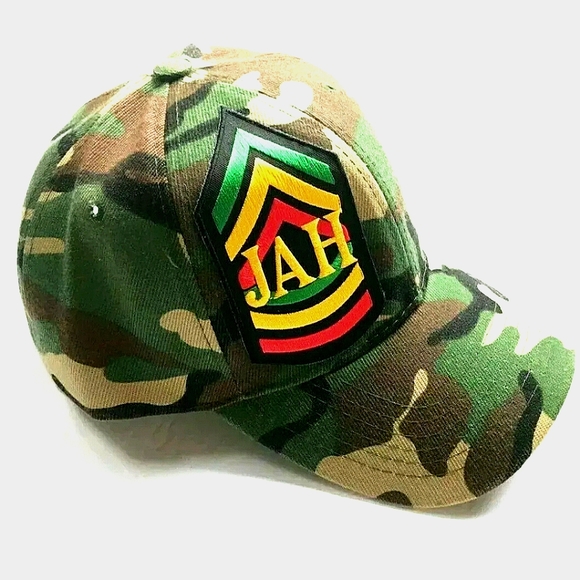 Marvel | Accessories | New Gyr Jah Baseball Cap Camouflage Hat Rasta ...